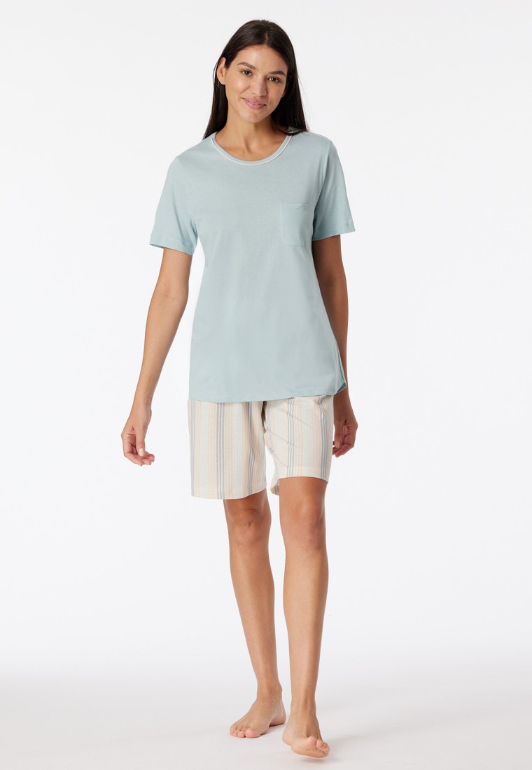 Pyjamas short bluebird - Comfort Nightwear | SCHIESSER